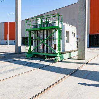 Transport wagon E9 - Elematic precast technology