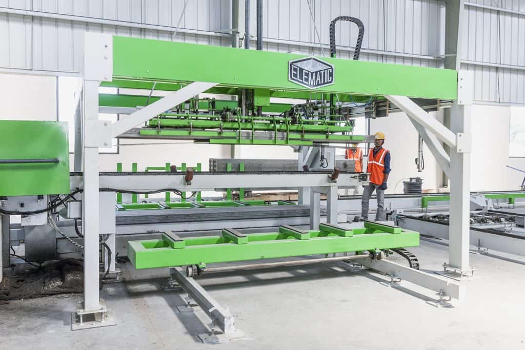 Precast partition walls | Acotec SEMI production line | Elematic