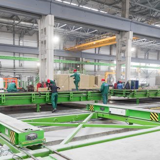 Transfer wagon E9 - Elematic precast technology