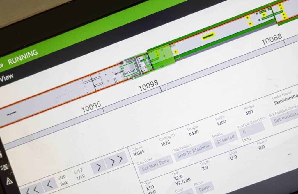 Automatic hollow core machine Modifier E9 - Elematic precast technology