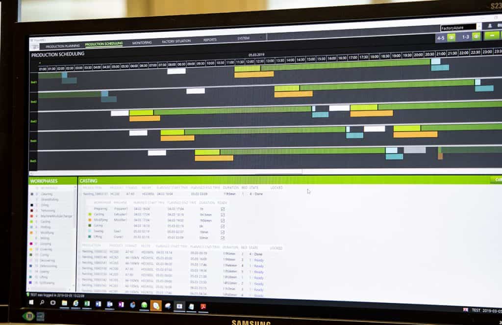 Precast Software | Elematic Plant Control | Floor Production