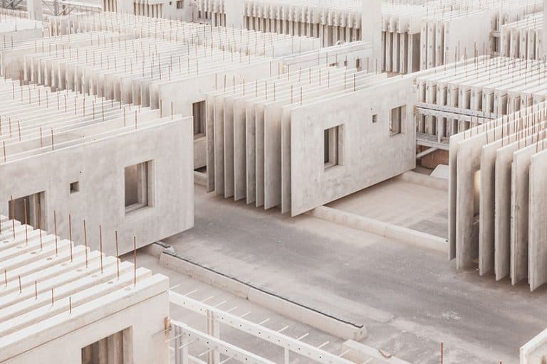 Precast concrete solid wall | Elematic