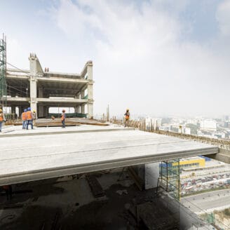 Full precast concrete office building | Galaxy Tower, India | Elematic