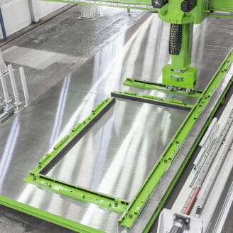 Robot for automatic shuttering in precast wall production | Elematic