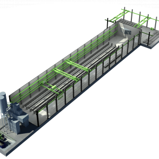 Precast concrete frame manufacturing | Elematic