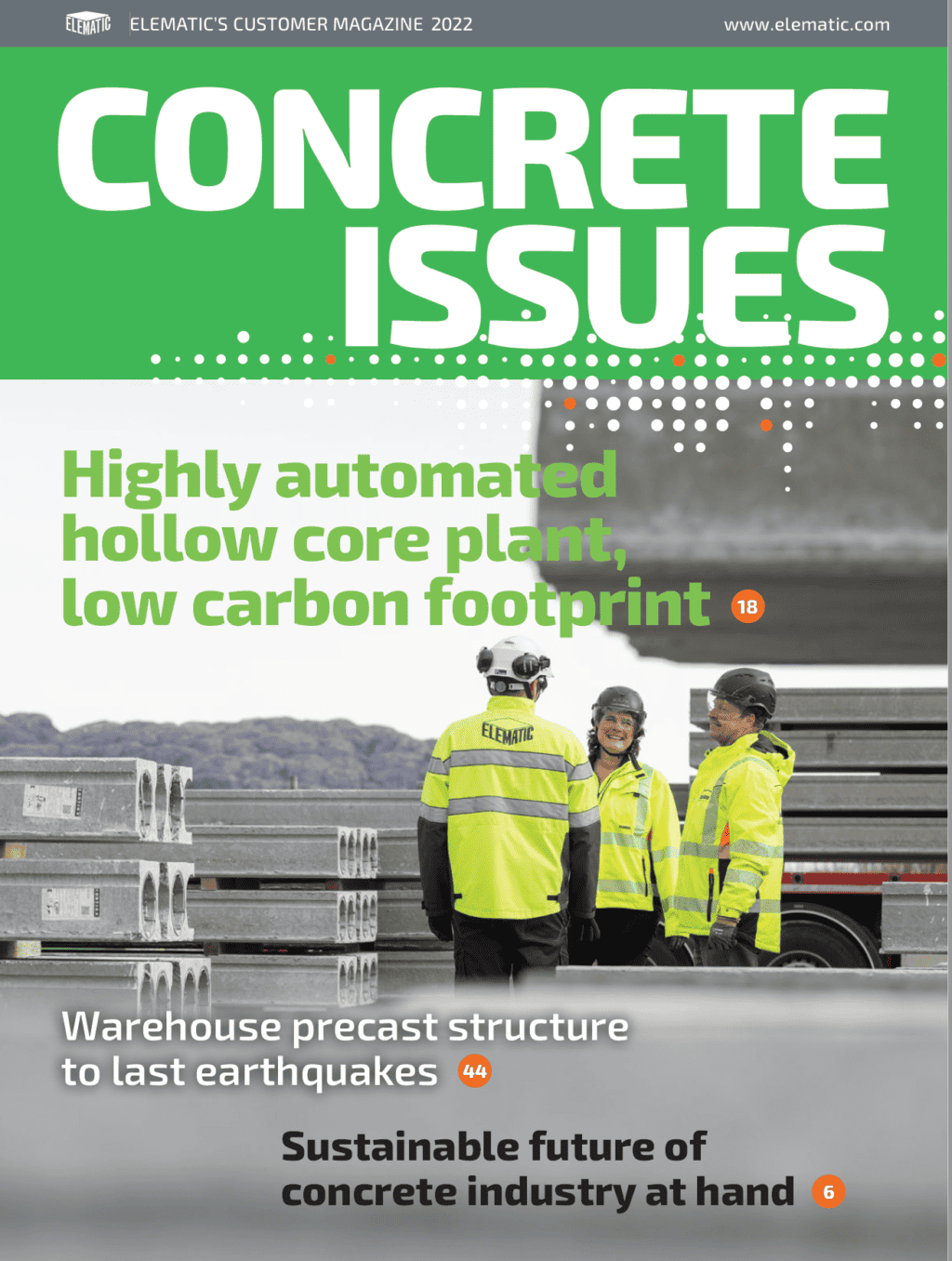 Concrete Issues prints Archive - Elematic precast technology