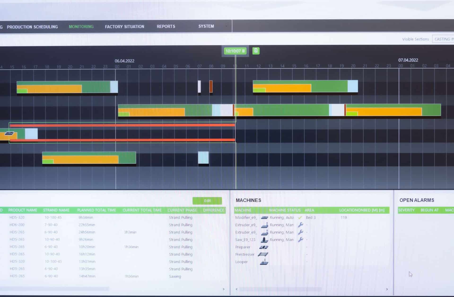 Precast software in hollow core production - Elematic precast technology