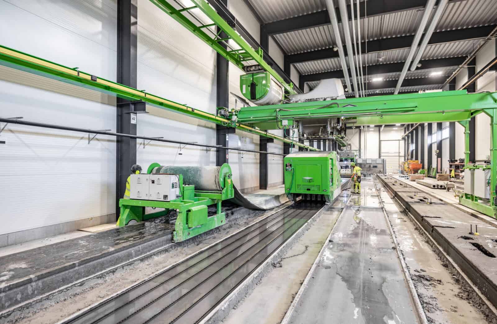 Optimize hollow core production with automation | Elematic