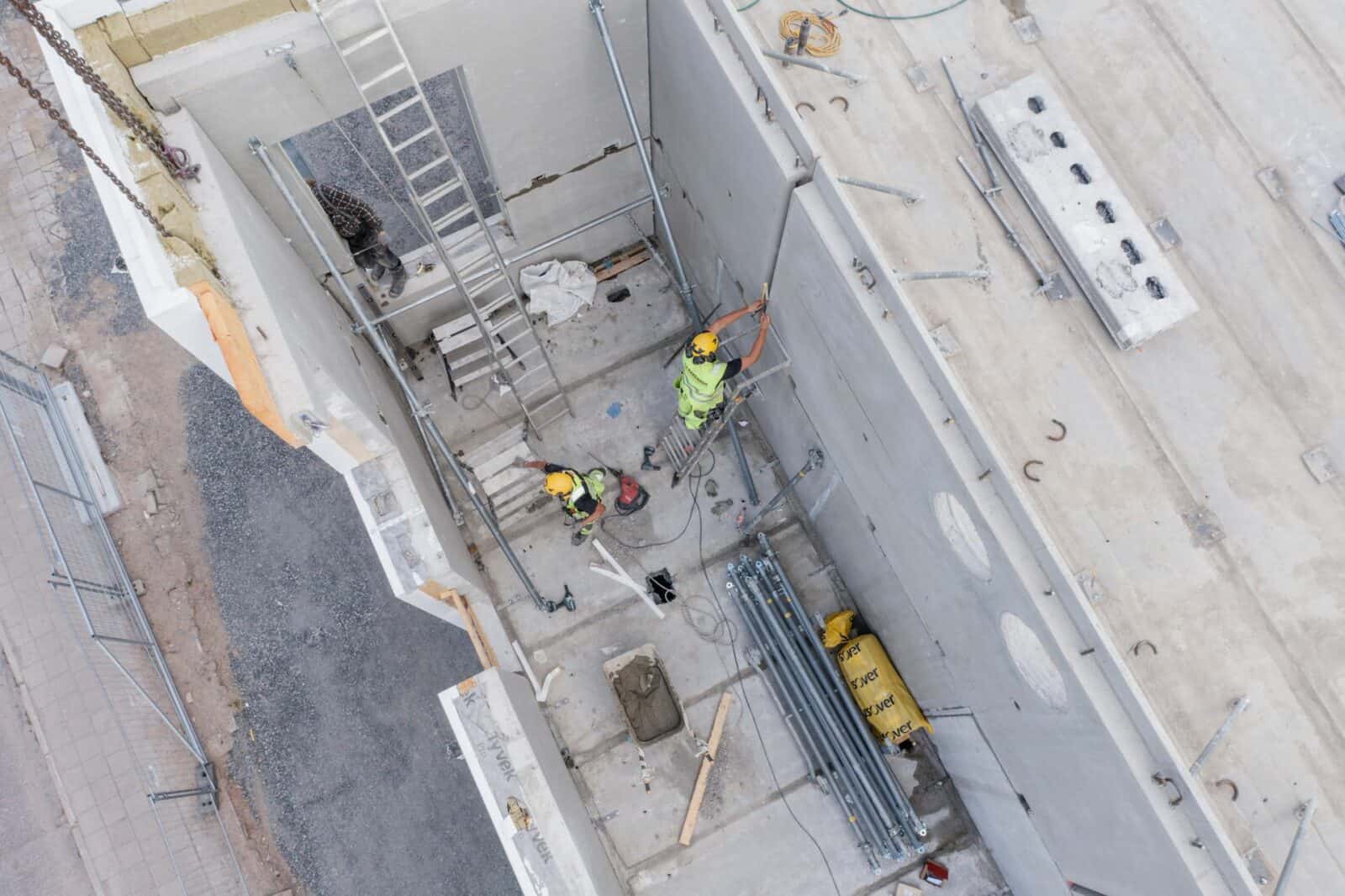 Precast facades in colored concrete | Elematic precast technology